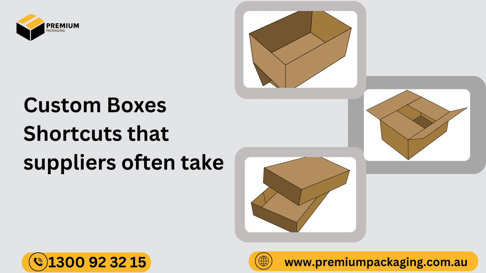 Custom Boxes Shortcuts that suppliers often take - Premium