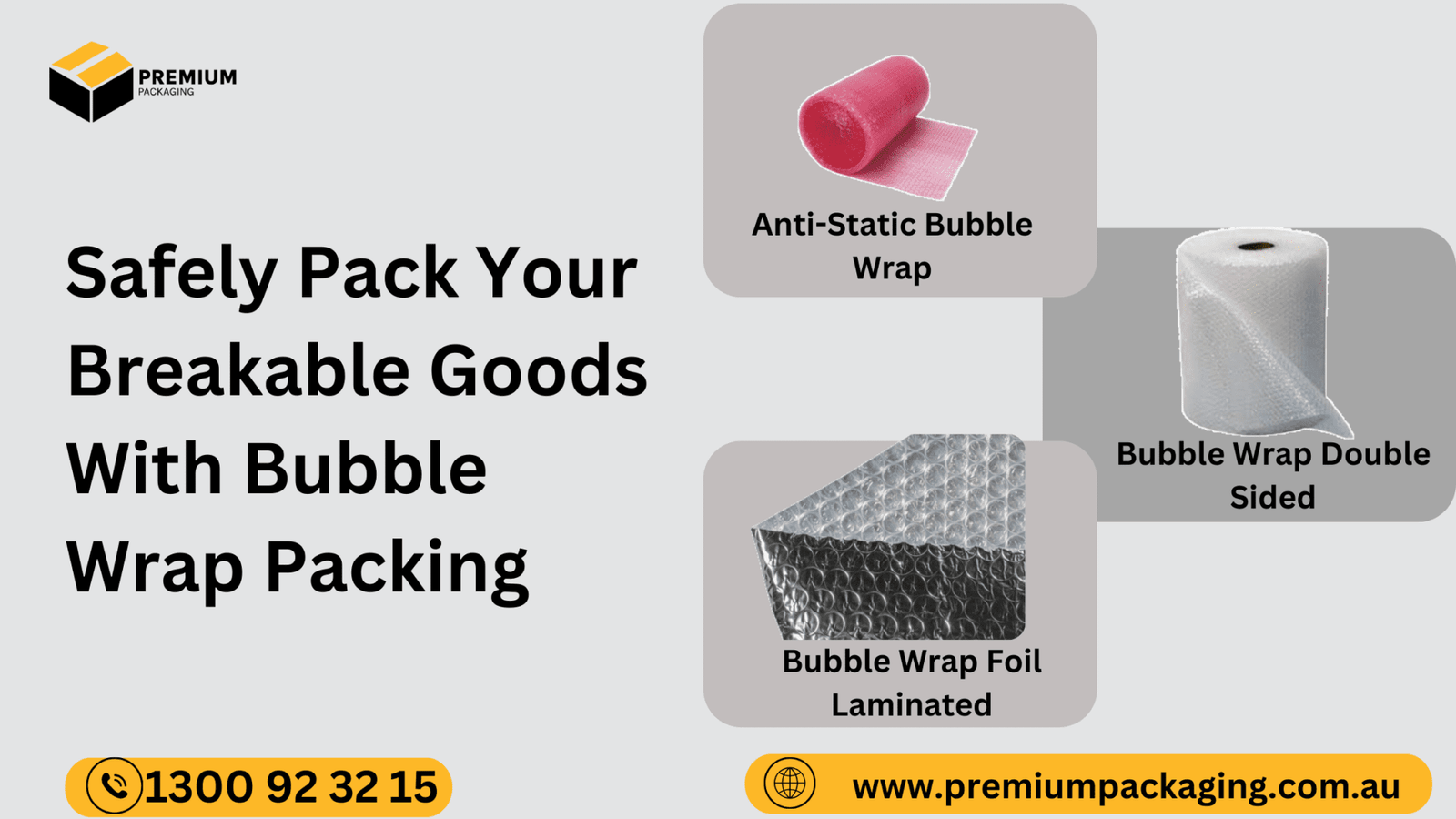 Safely Pack Your Breakable Goods With Bubble Wrap Packing - Premium